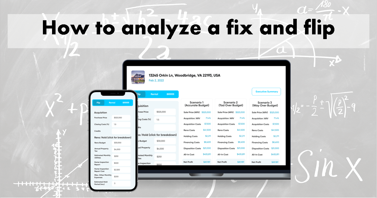 How to analyze a fix and flip: a detailed tutorial